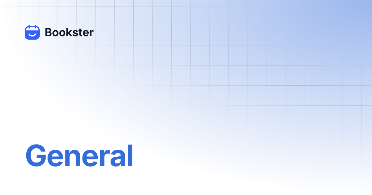 General | Bookster